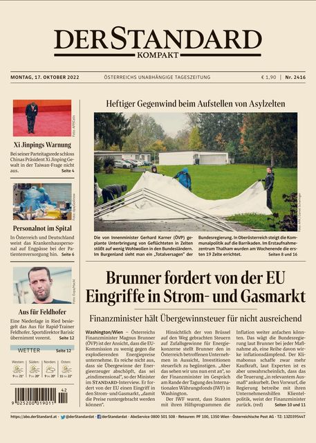 DER STANDARD Kompakt - 2022-10-17