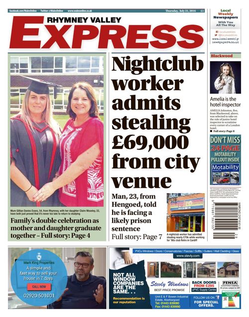 Rhymney Valley Express - 2016-07-21