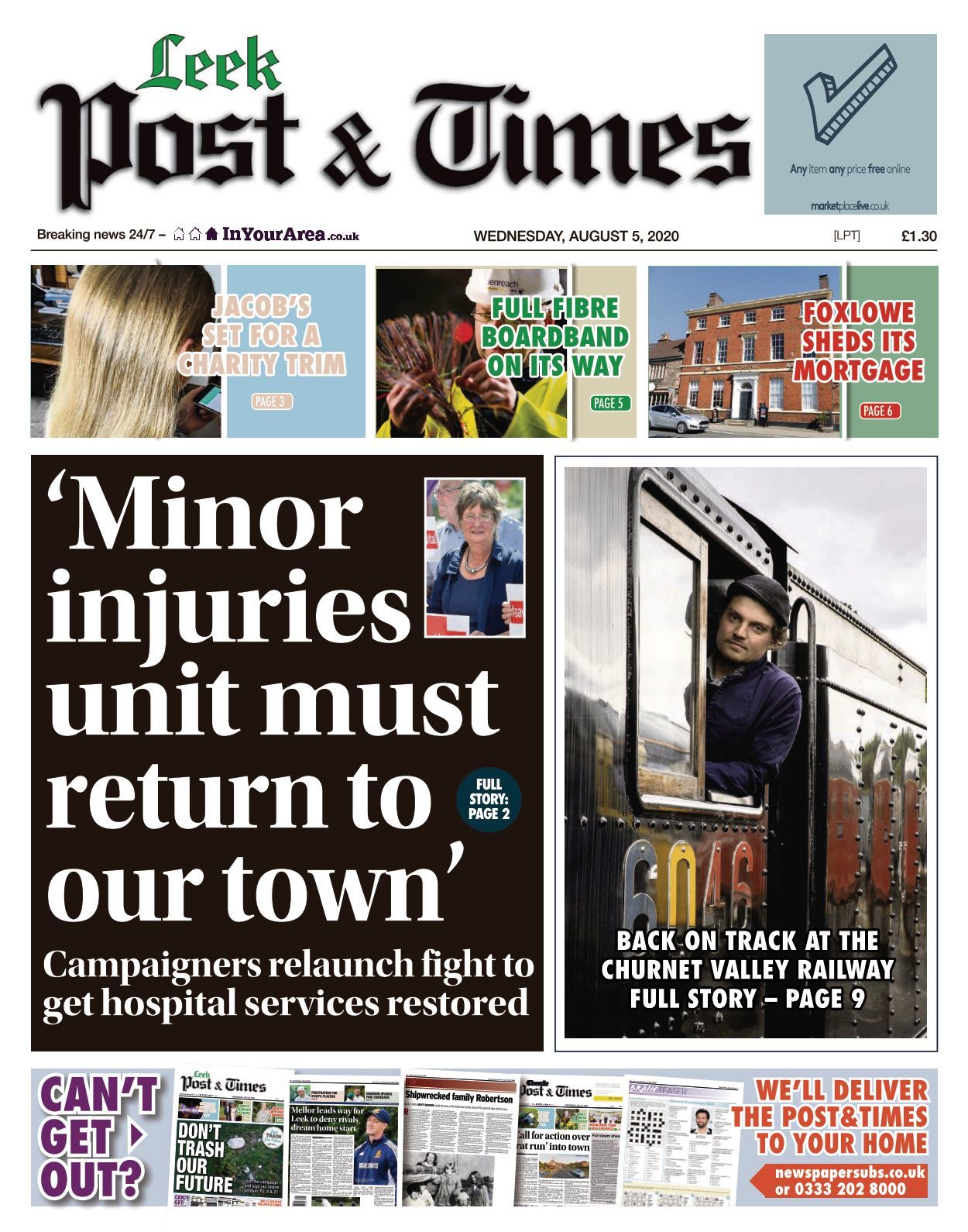 Leek Post And Times - 2020-08-05