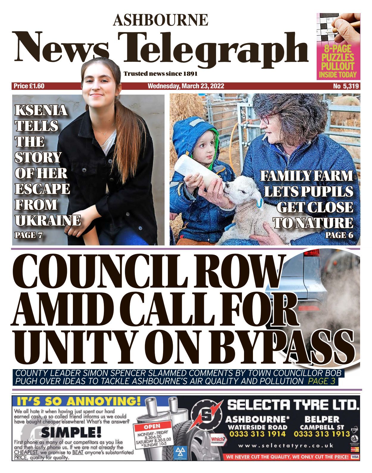 Ashbourne News Telegraph - 2022-03-23