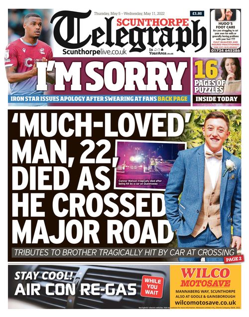 The Scunthorpe Telegraph has been serving the local community for over ...