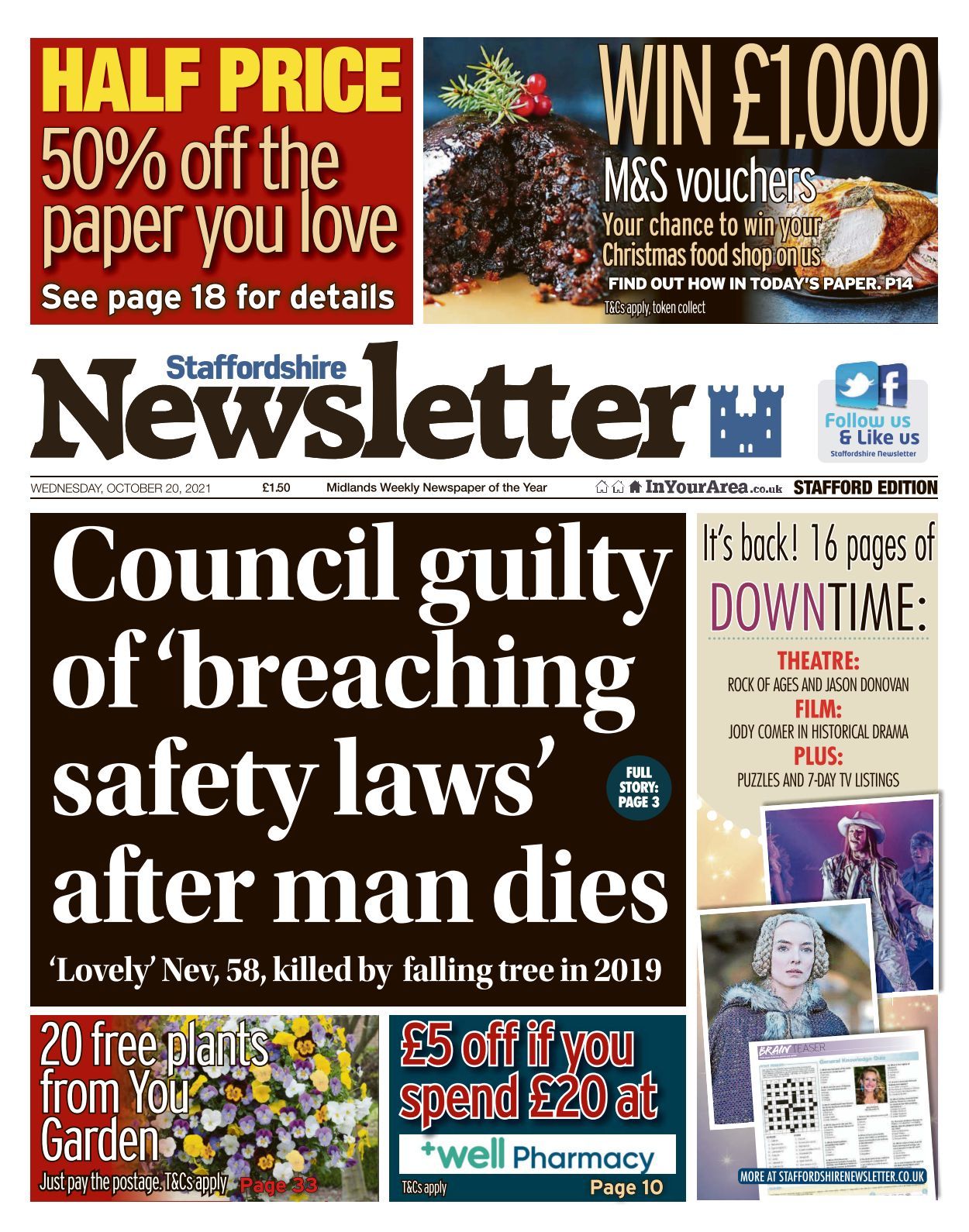 Staffordshire Newsletter - 2021-10-20