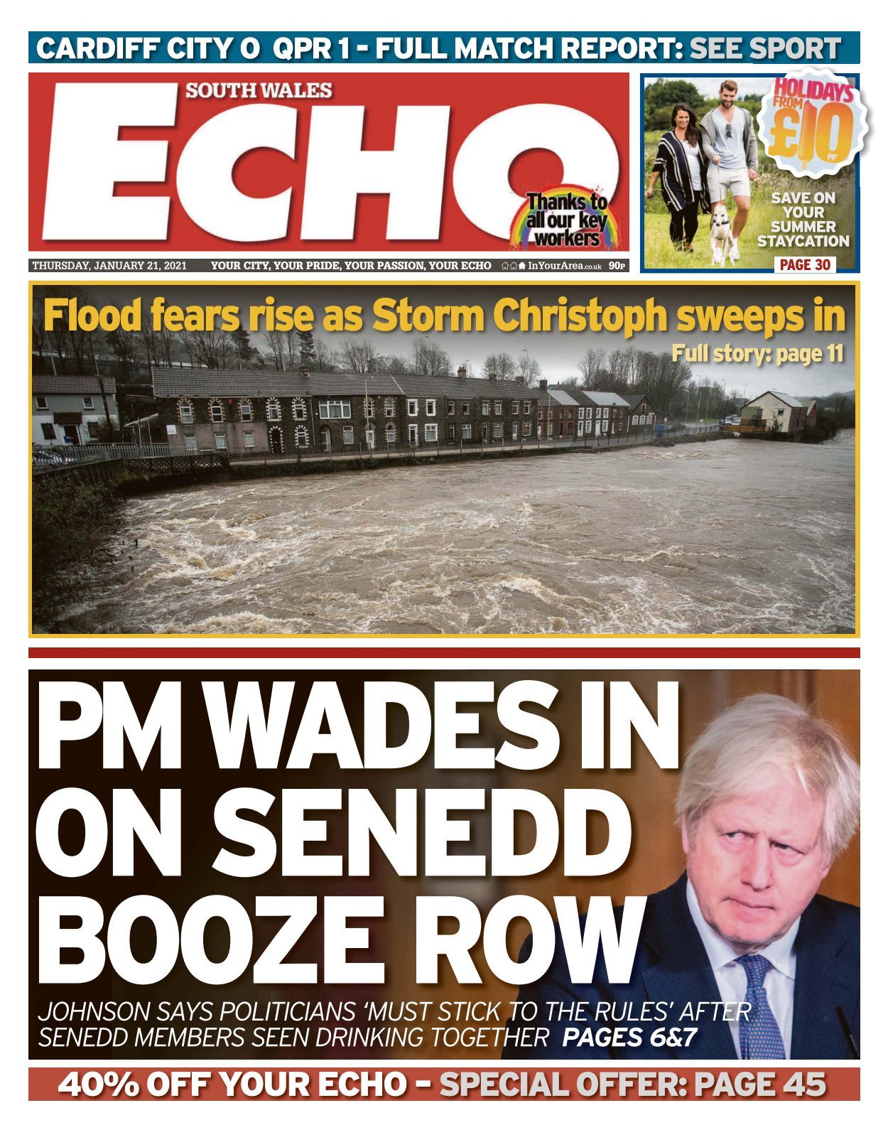 South Wales Echo - 2021-01-21