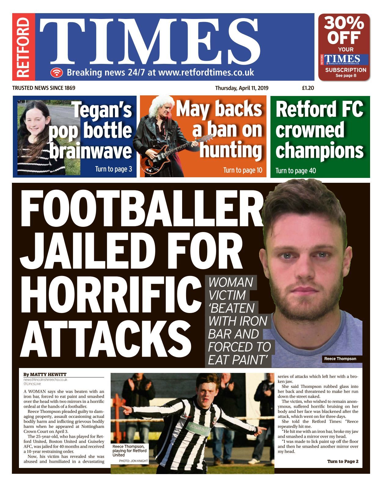 Retford Times - 2019-04-11