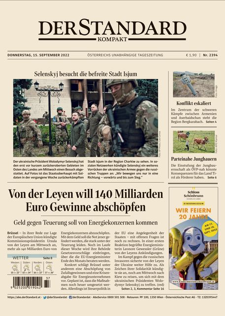 DER STANDARD Kompakt - 2022-09-15