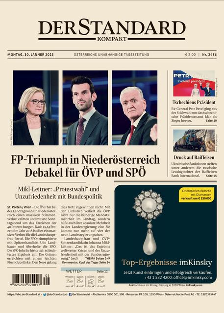 DER STANDARD Kompakt - 2023-01-30