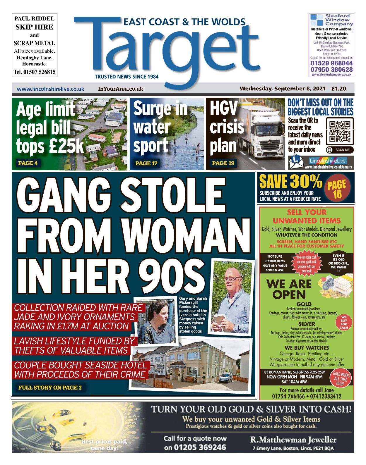 East Coast and Wolds Target - 2021-09-08