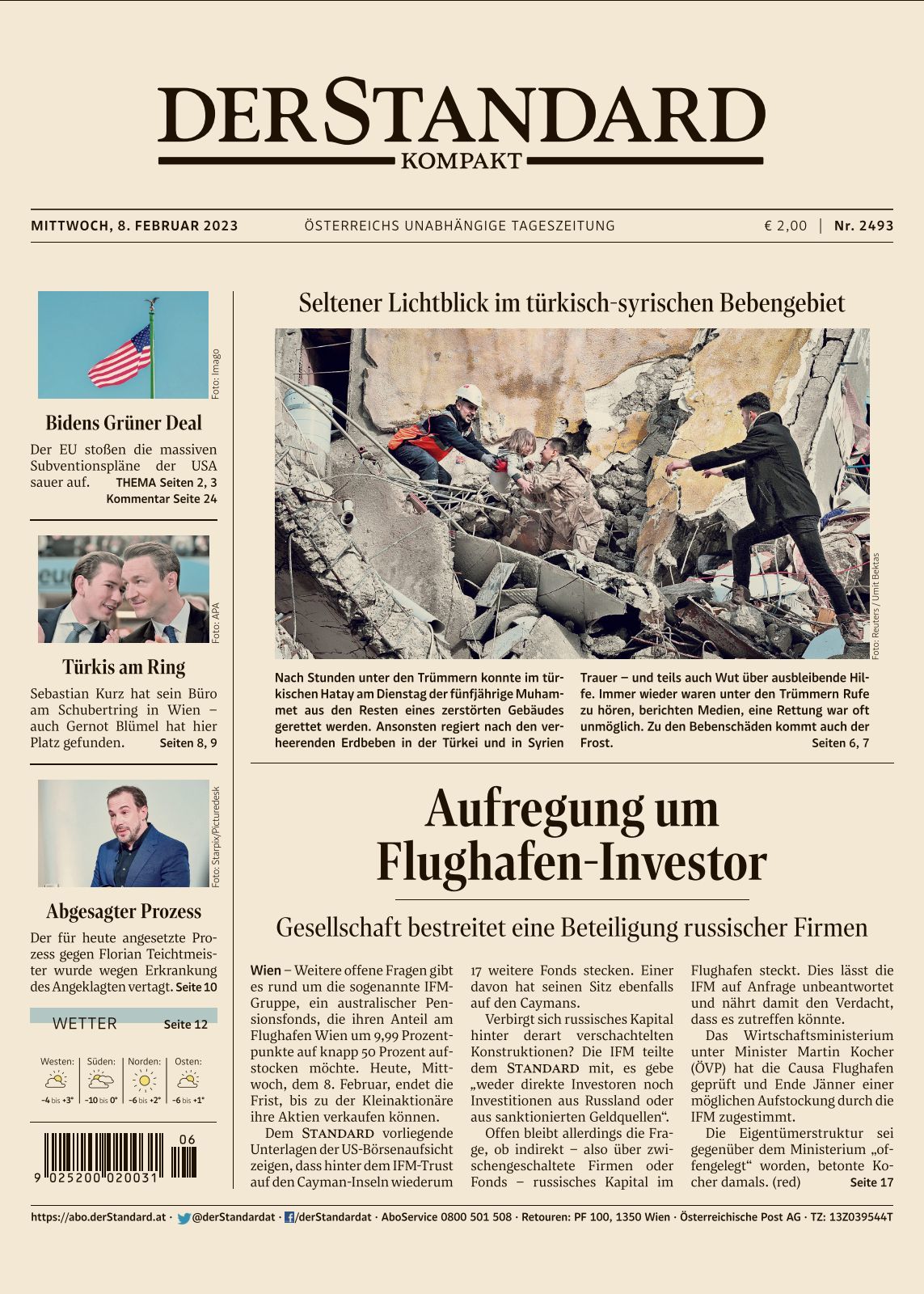 DER STANDARD Kompakt - 2023-02-08
