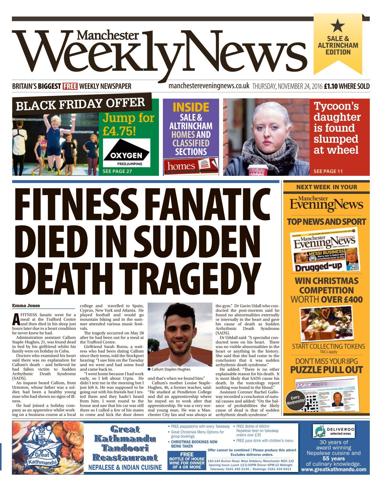 Manchester Weekly News Trafford - 2016-11-24