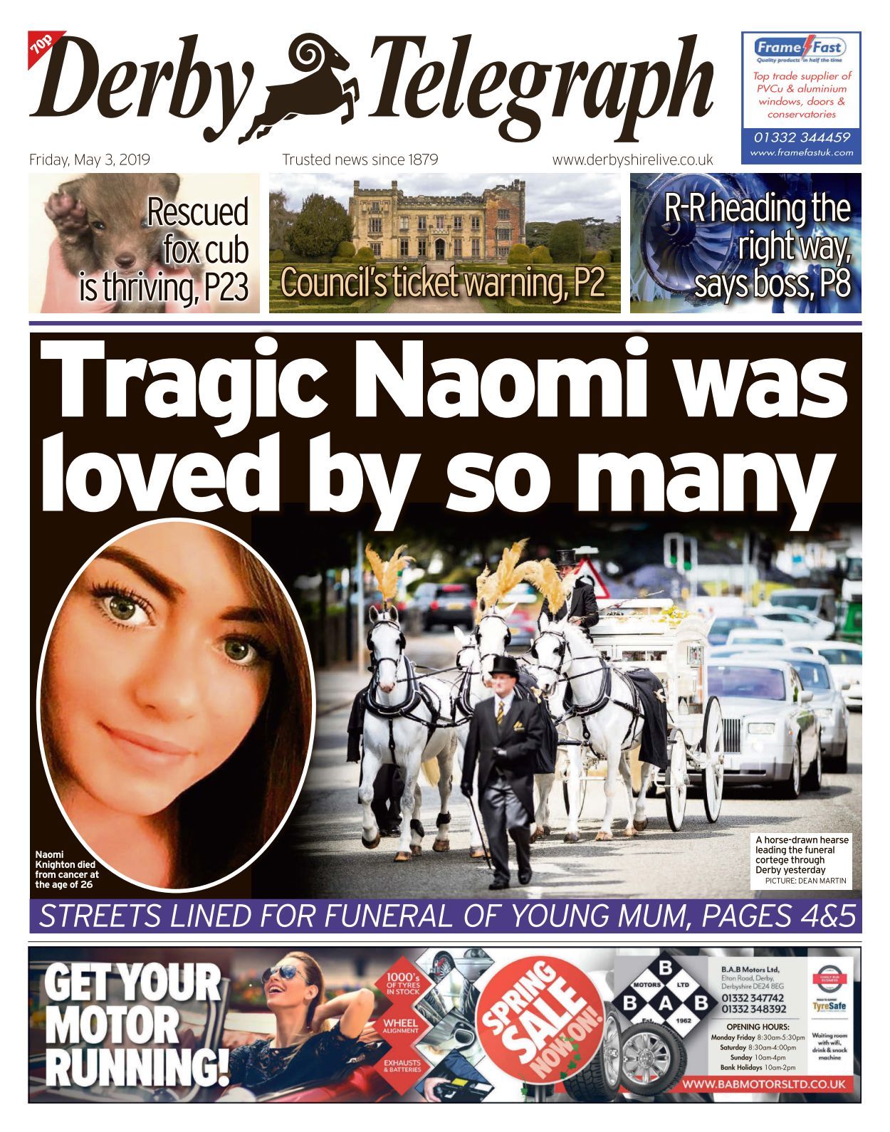 Derby Telegraph - 2019-05-03