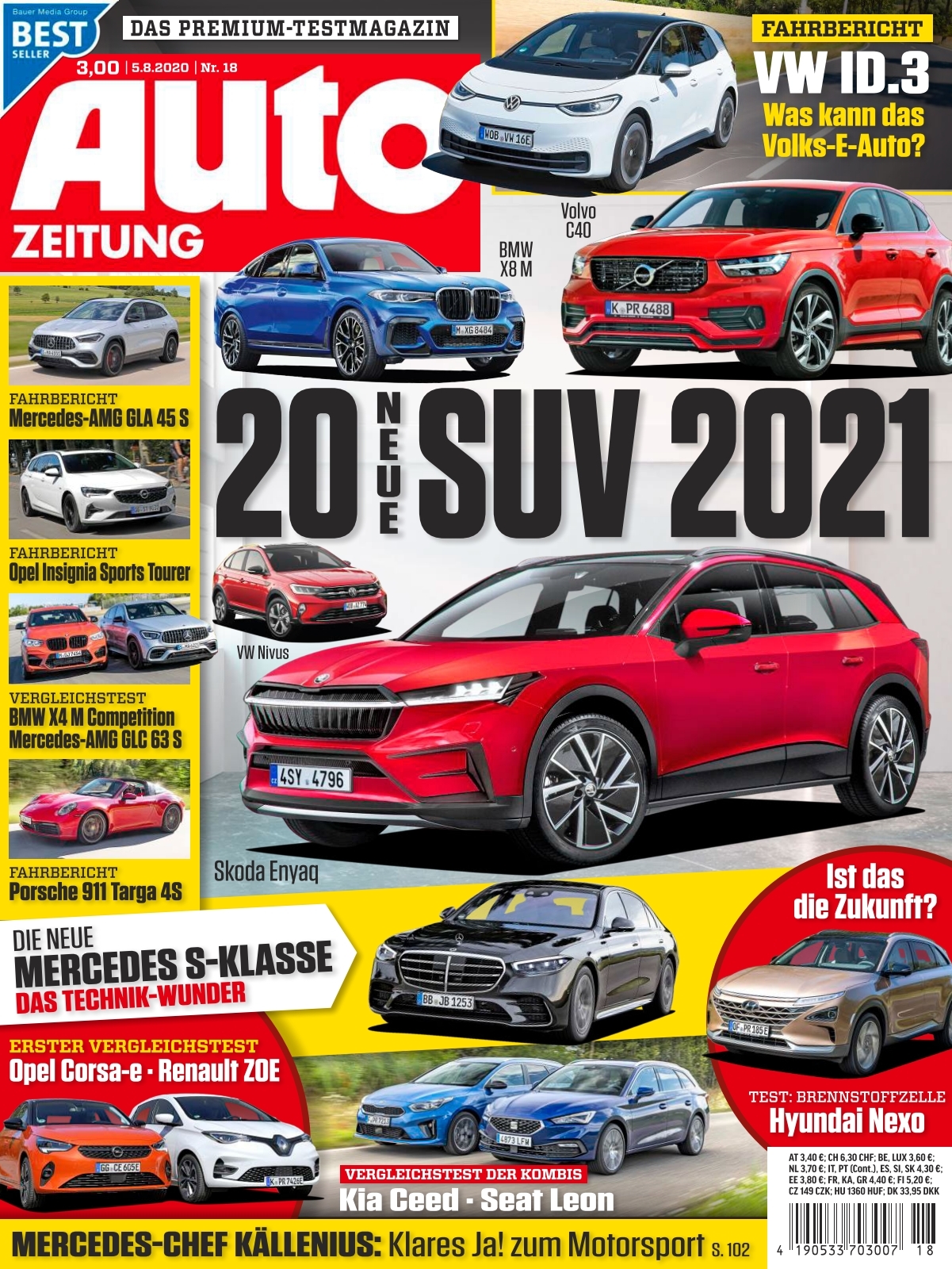 AUTO ZEITUNG - Ausgabe 18/2020