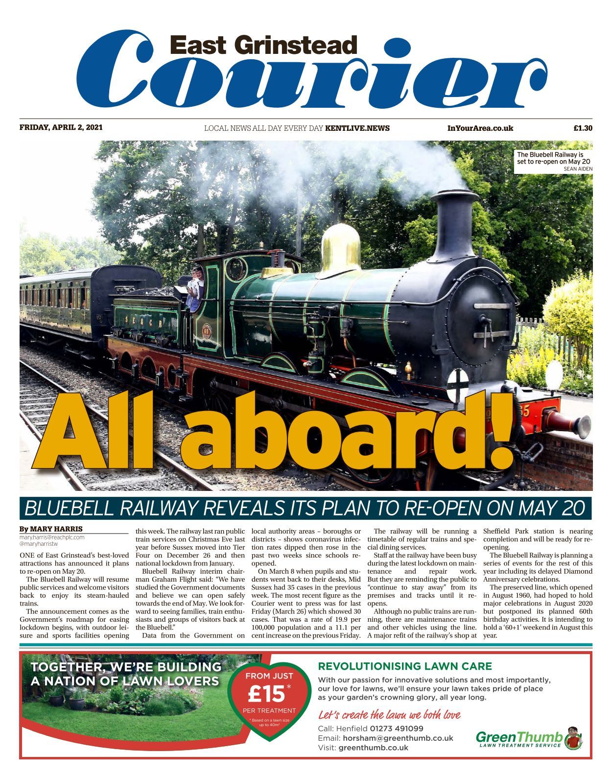East Grinstead Courier - 2021-04-02
