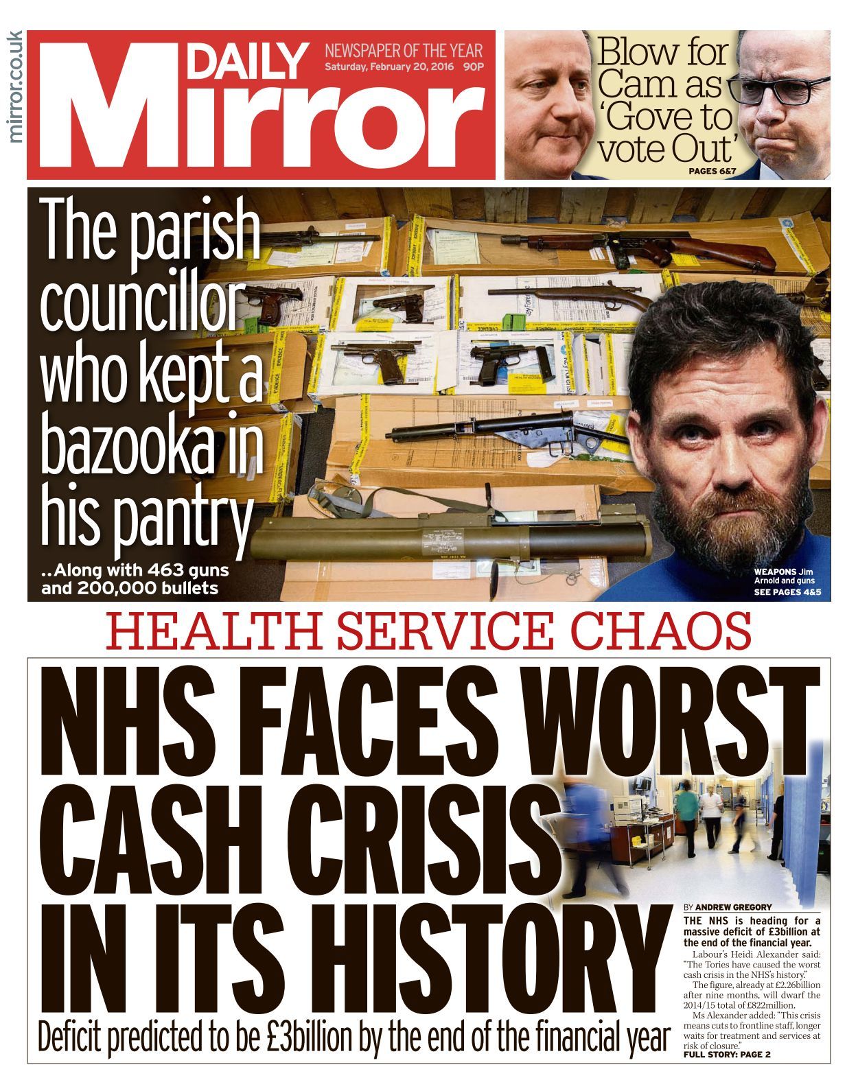 Daily Mirror - 2016-02-20