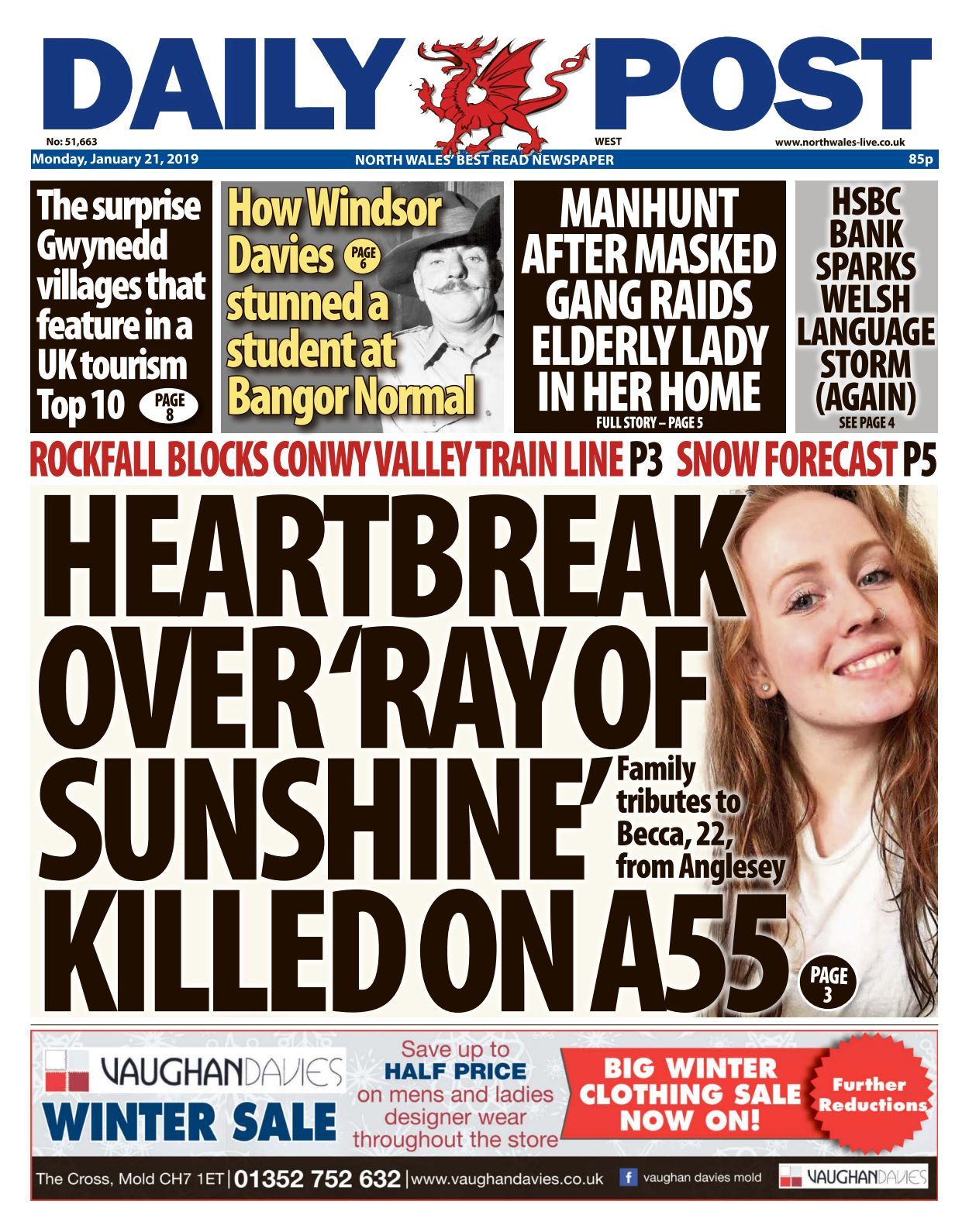 Daily Post Wales West - 2019-01-21