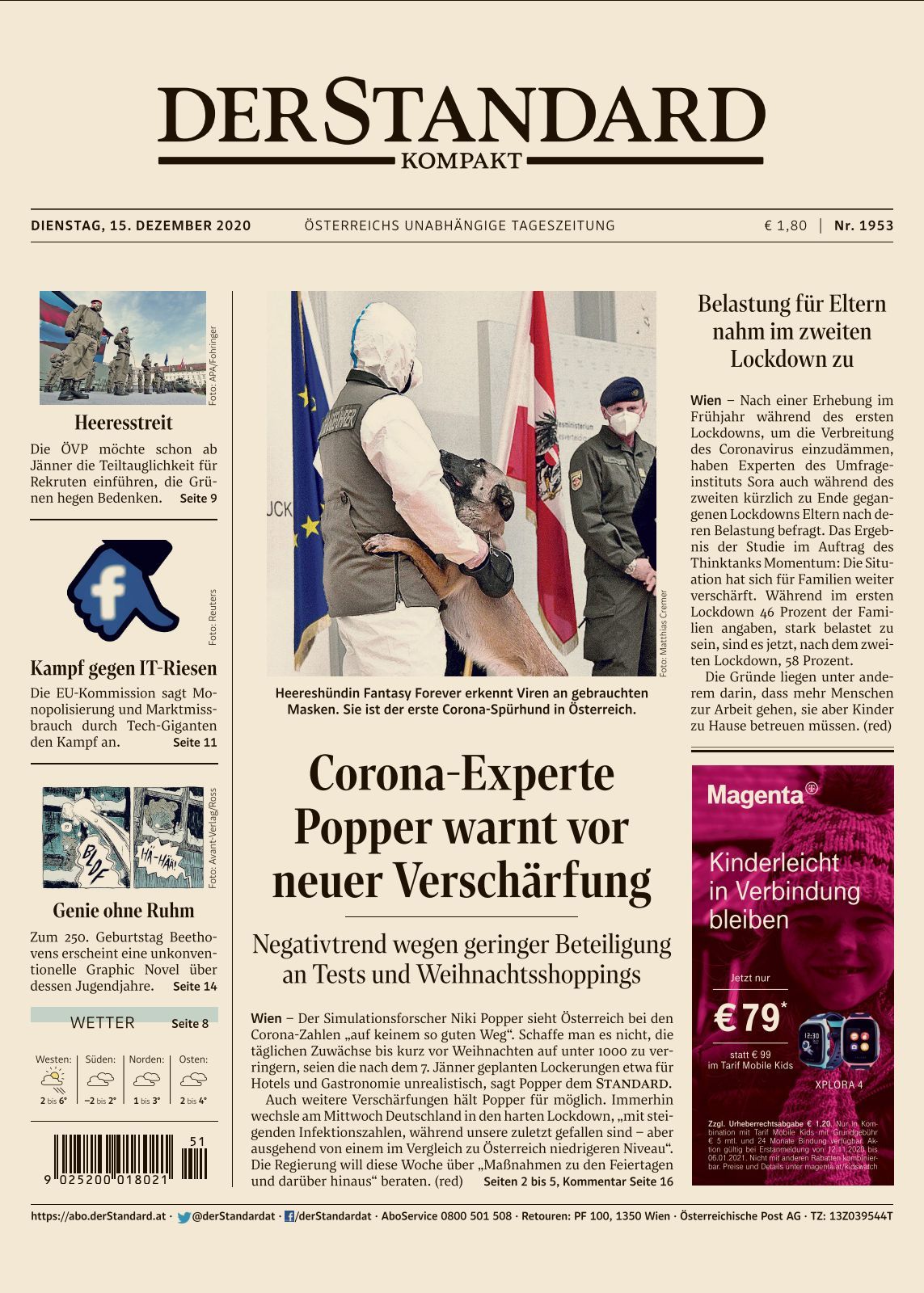 DER STANDARD Kompakt - 2020-12-15