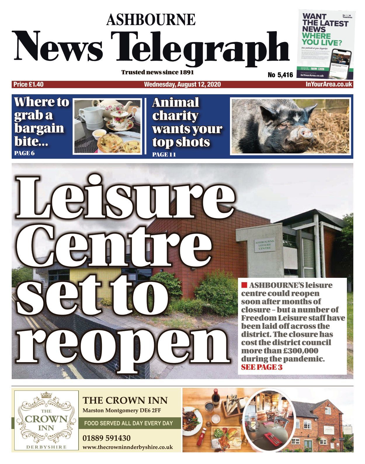 Ashbourne News Telegraph - 2020-08-12