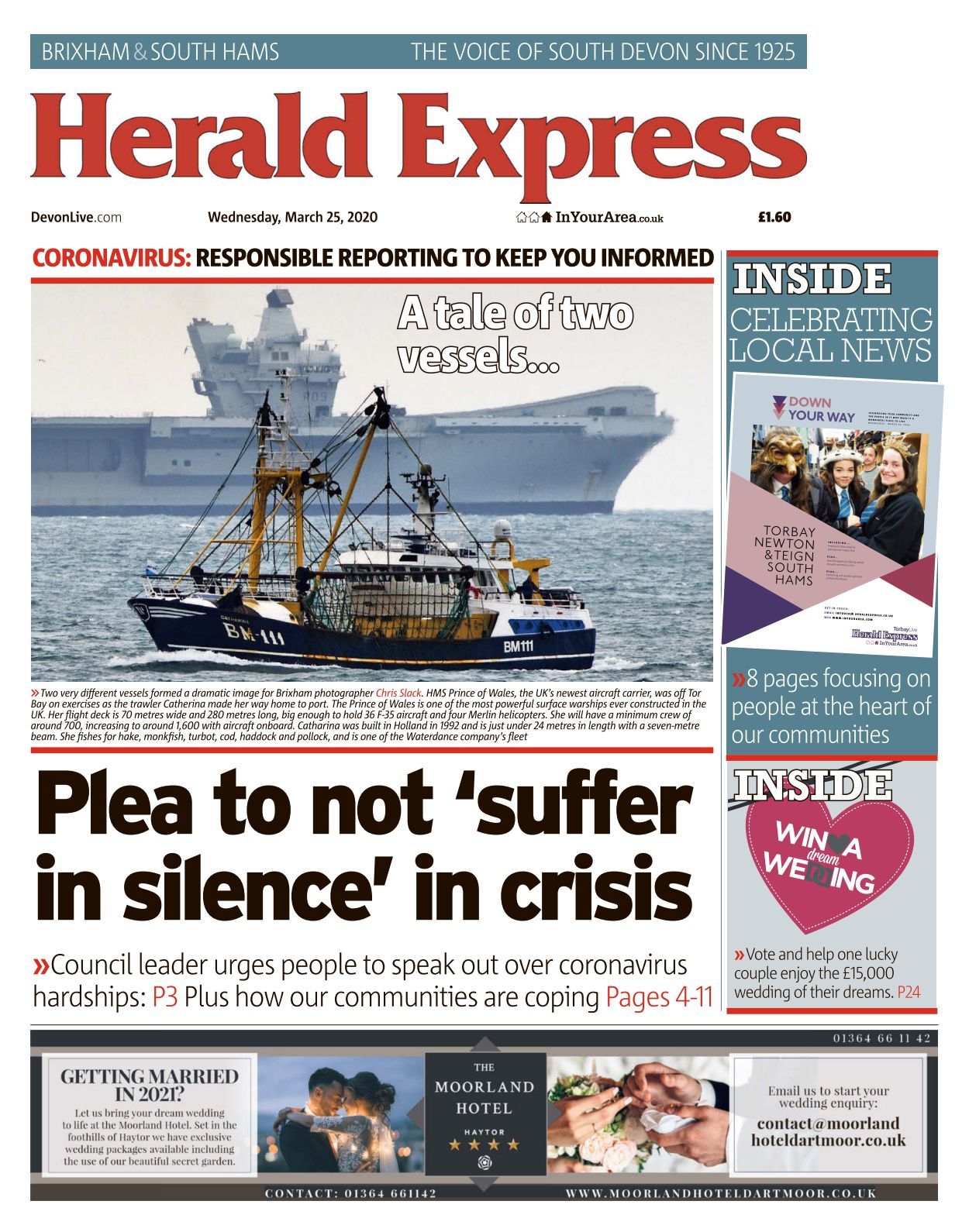 Herald Express Brixham - 2020-03-25