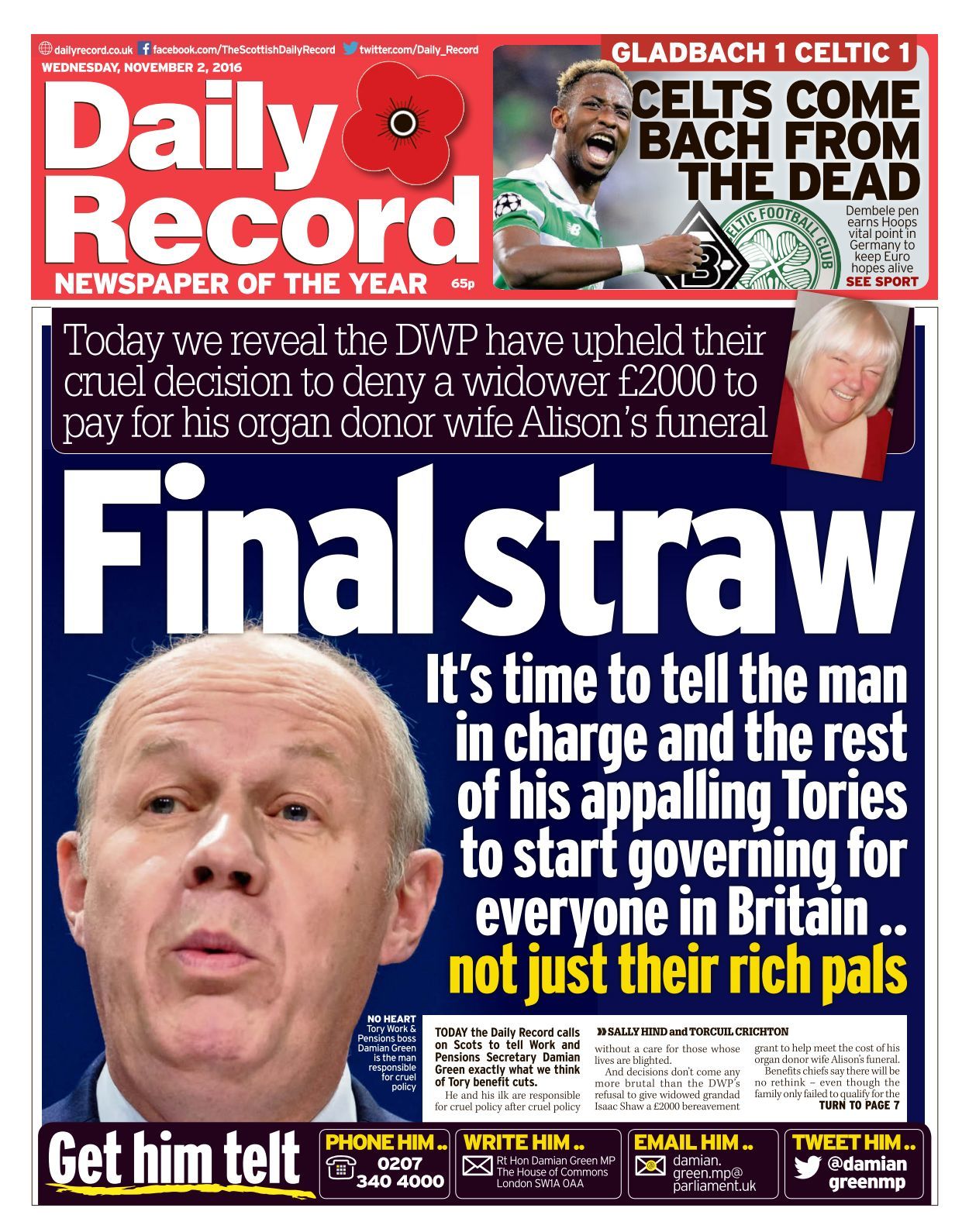Daily Record - 2016-11-02