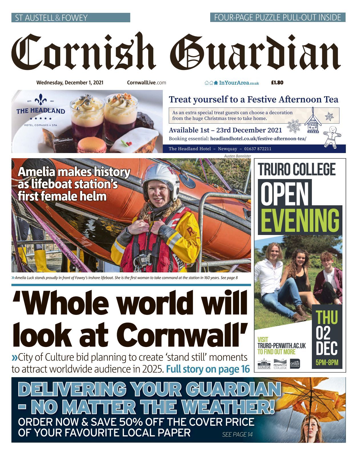 Cornish Guardian St Austell - 2021-12-01