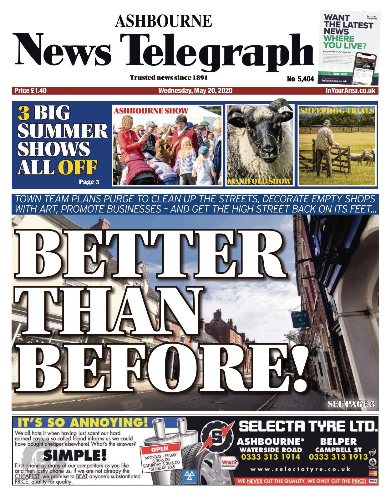 Ashbourne News Telegraph - 2020-05-20