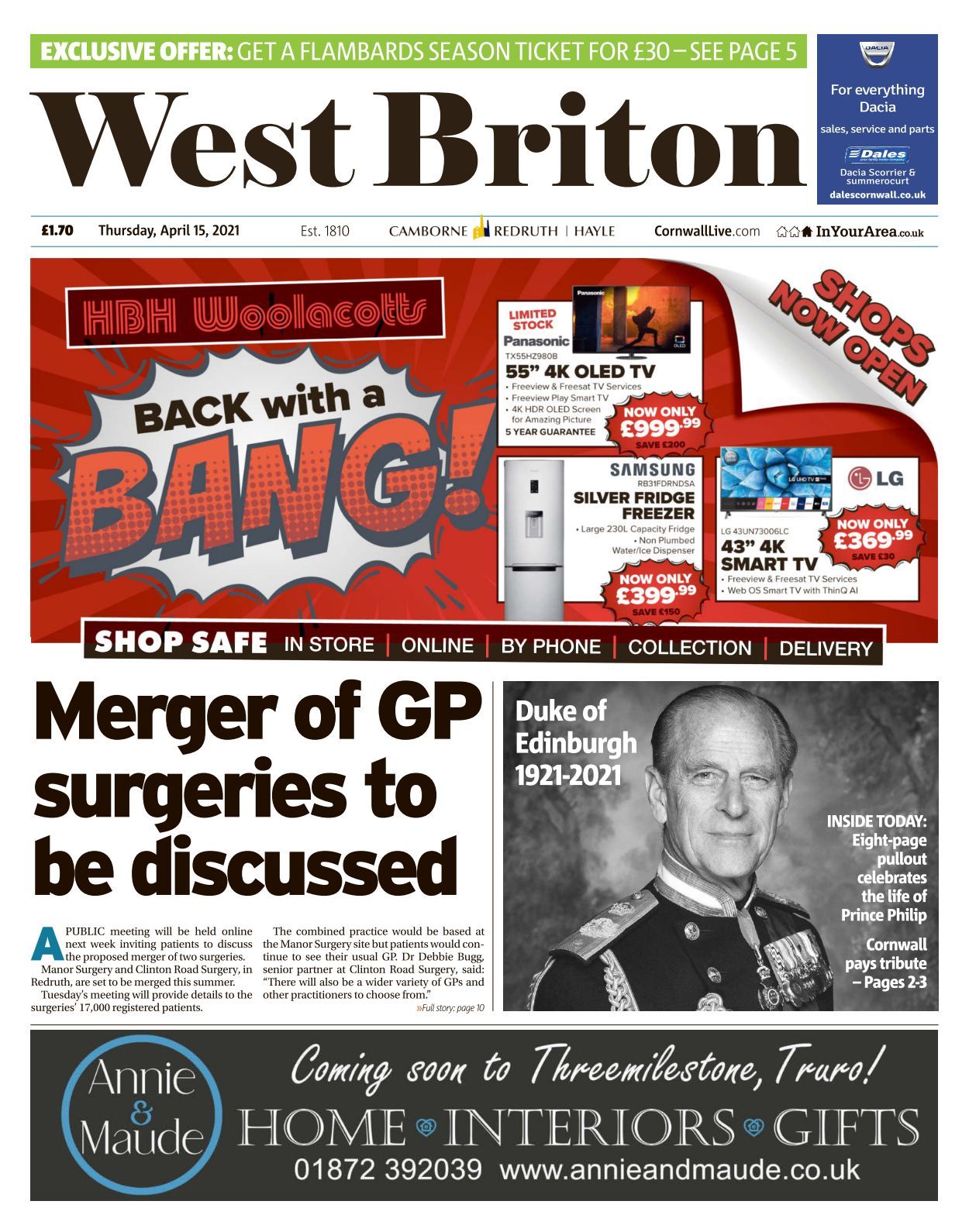 West Briton Redruth - 2021-04-15