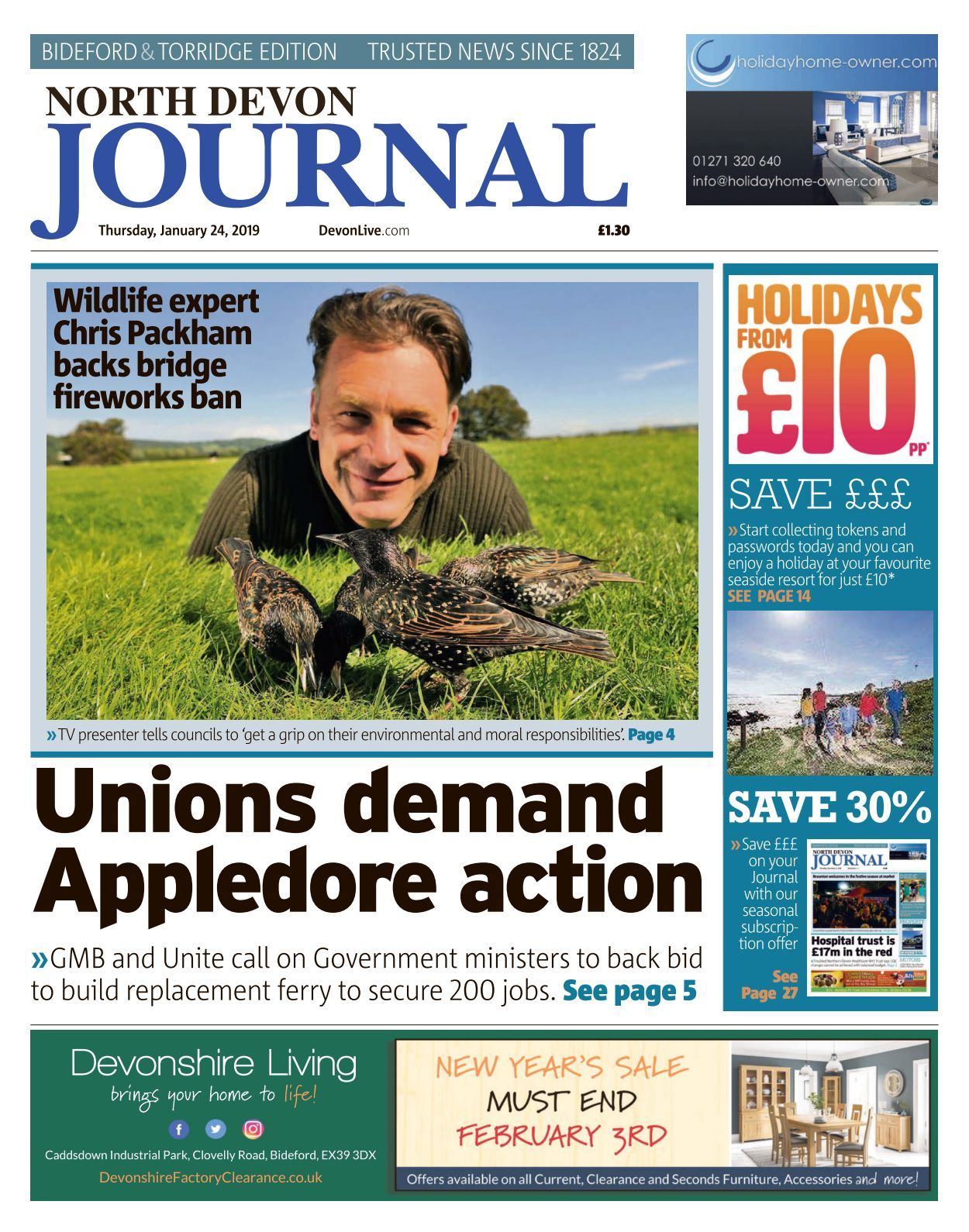 North Devon Journal Bideford - 2019-01-24