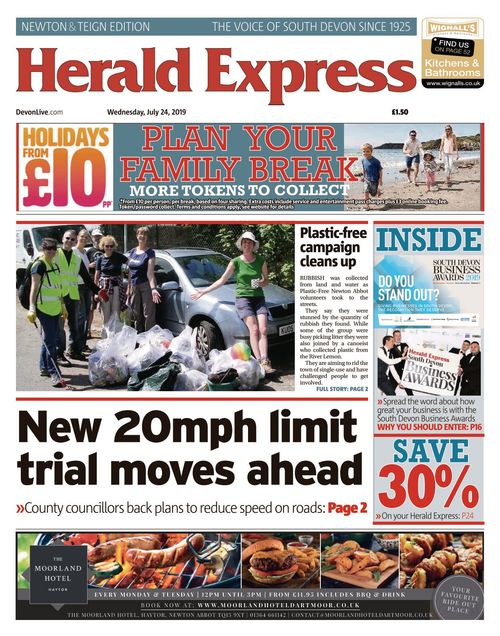 Herald Express Newton Abbot - 2019-07-24