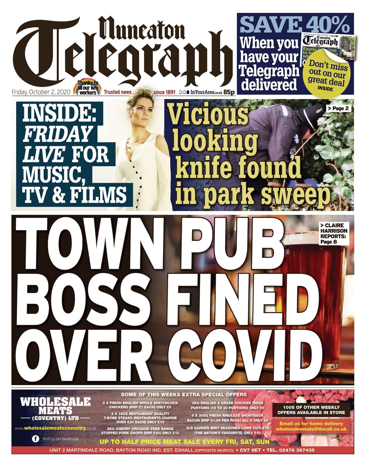 Nuneaton Telegraph - 2020-10-02