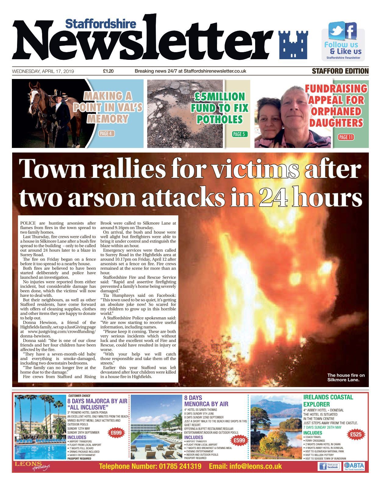 Staffordshire Newsletter - 2019-04-17