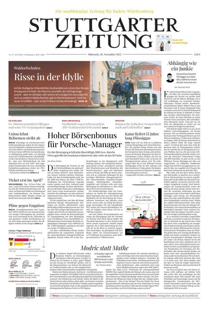 Stuttgarter Zeitung - 2022-11-30