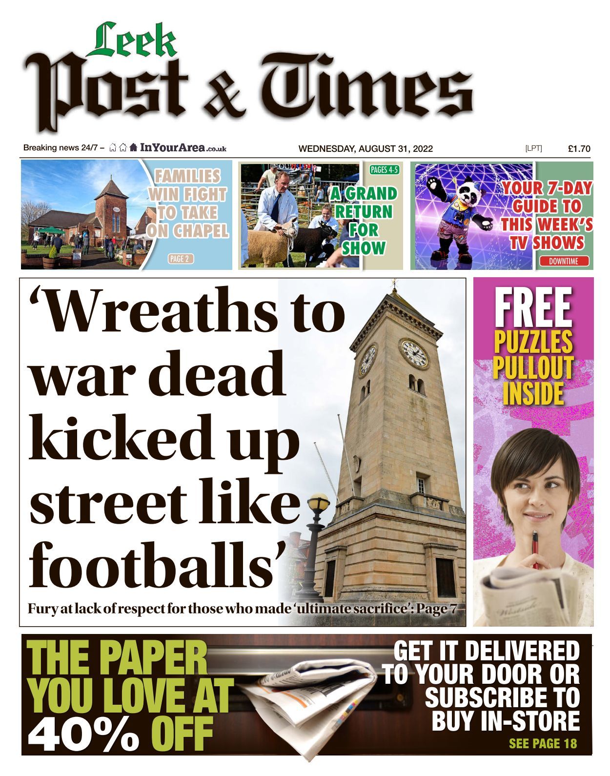 Leek Post And Times - 2022-08-31