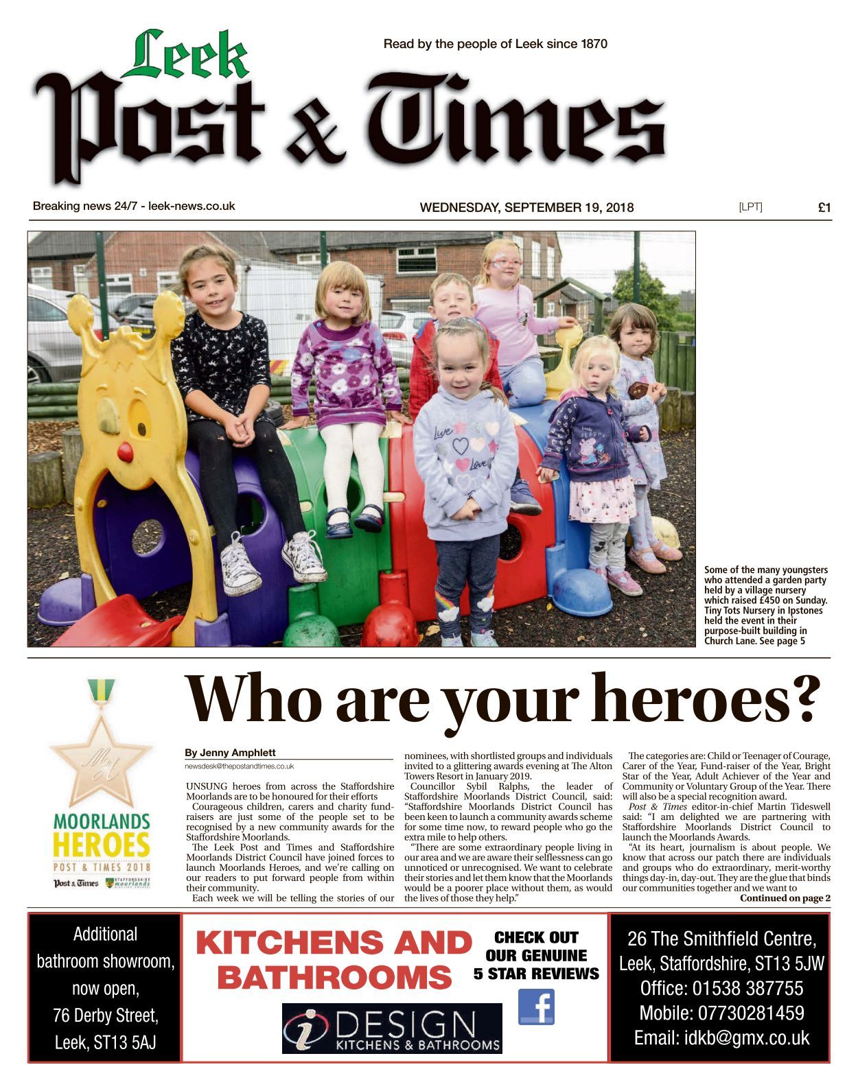 Leek Post And Times - 2018-09-19