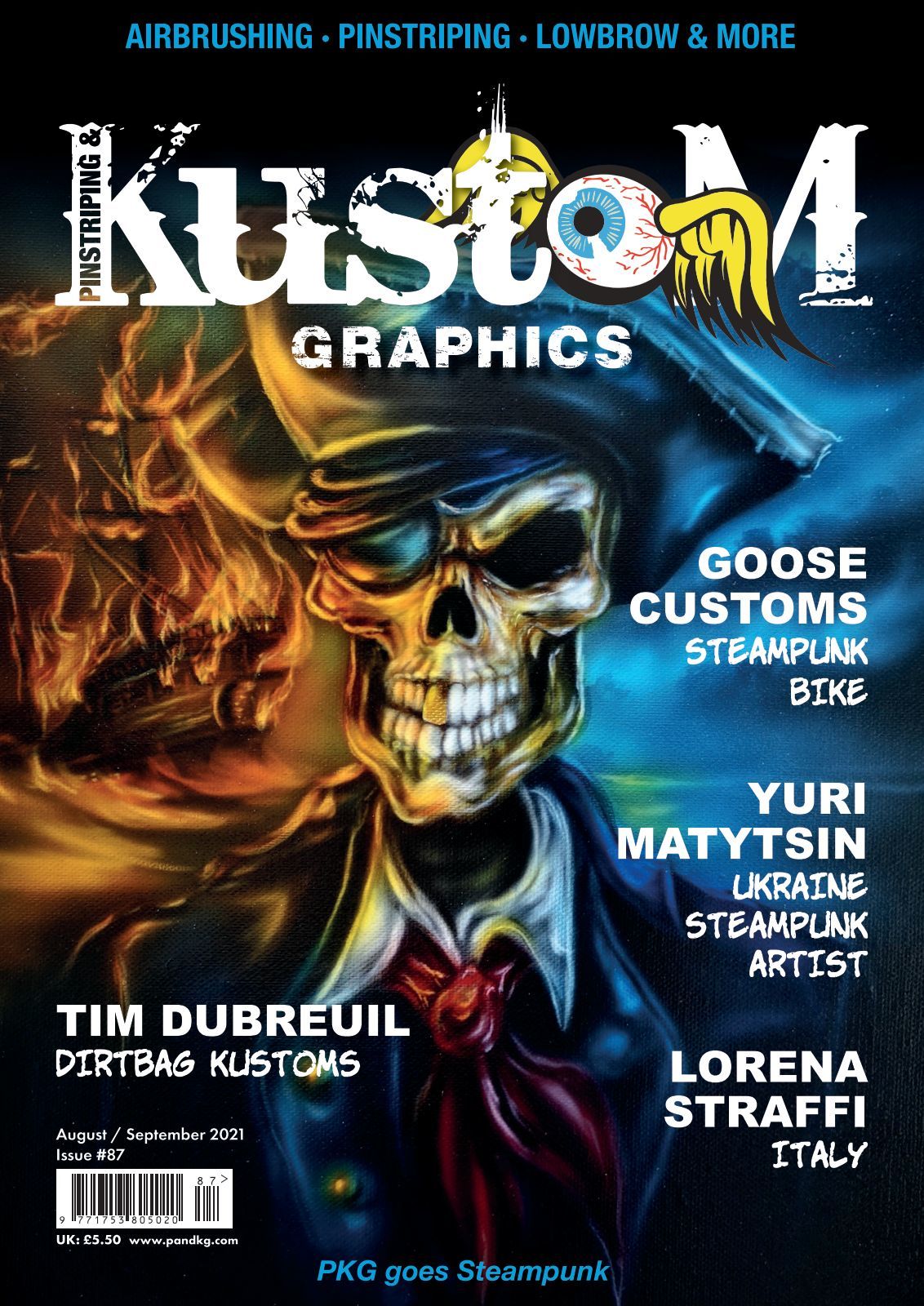 Pinstriping & Kustom Graphics Magazine - issue 87