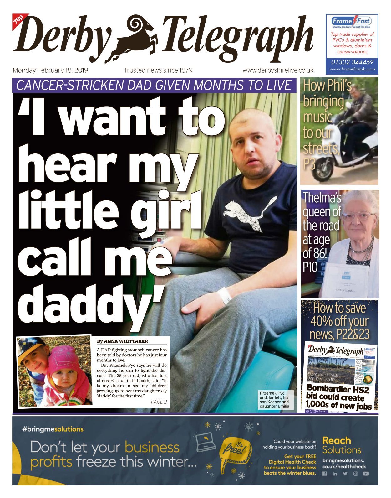 Derby Telegraph - 2019-02-18