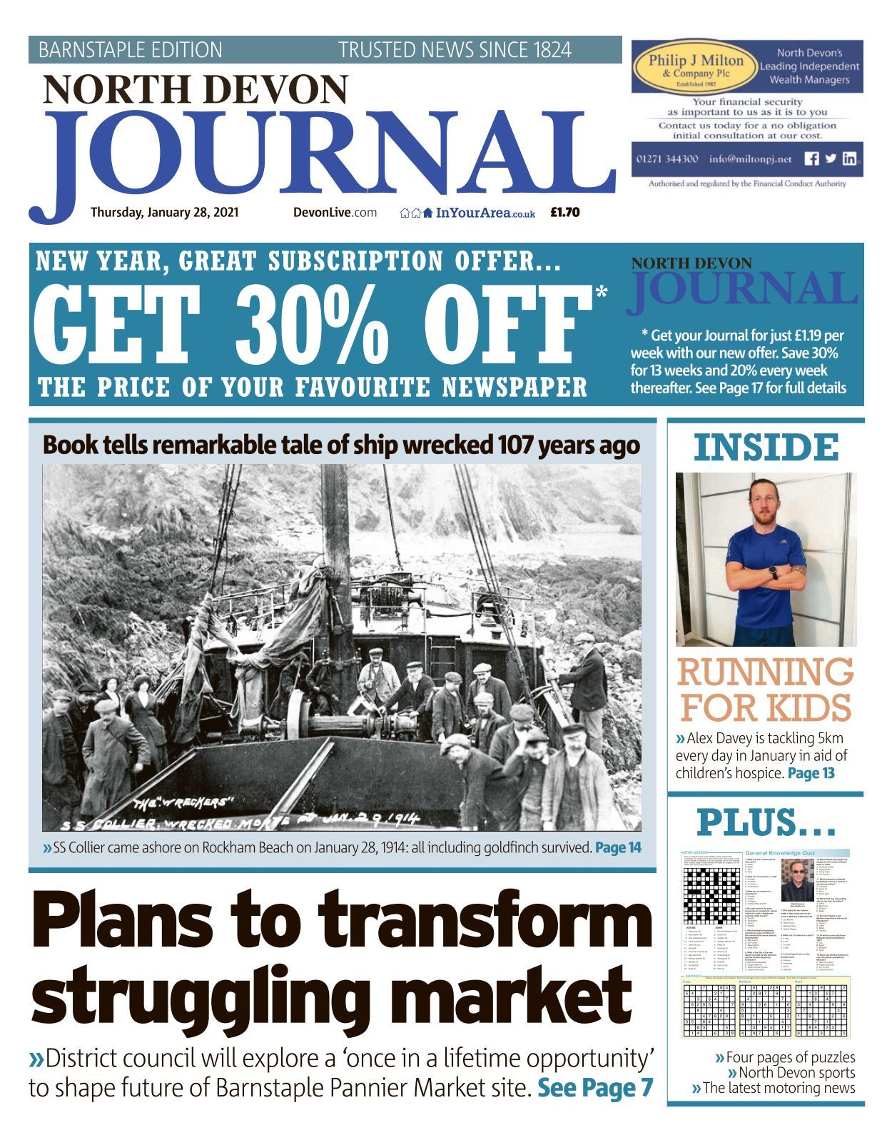 North Devon Journal Barnstaple - 2021-01-28