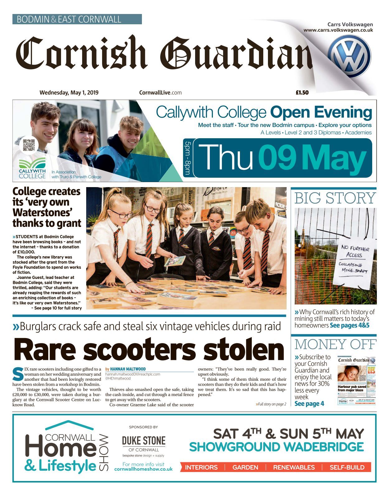 Cornish Guardian Bodmin - 2019-05-01