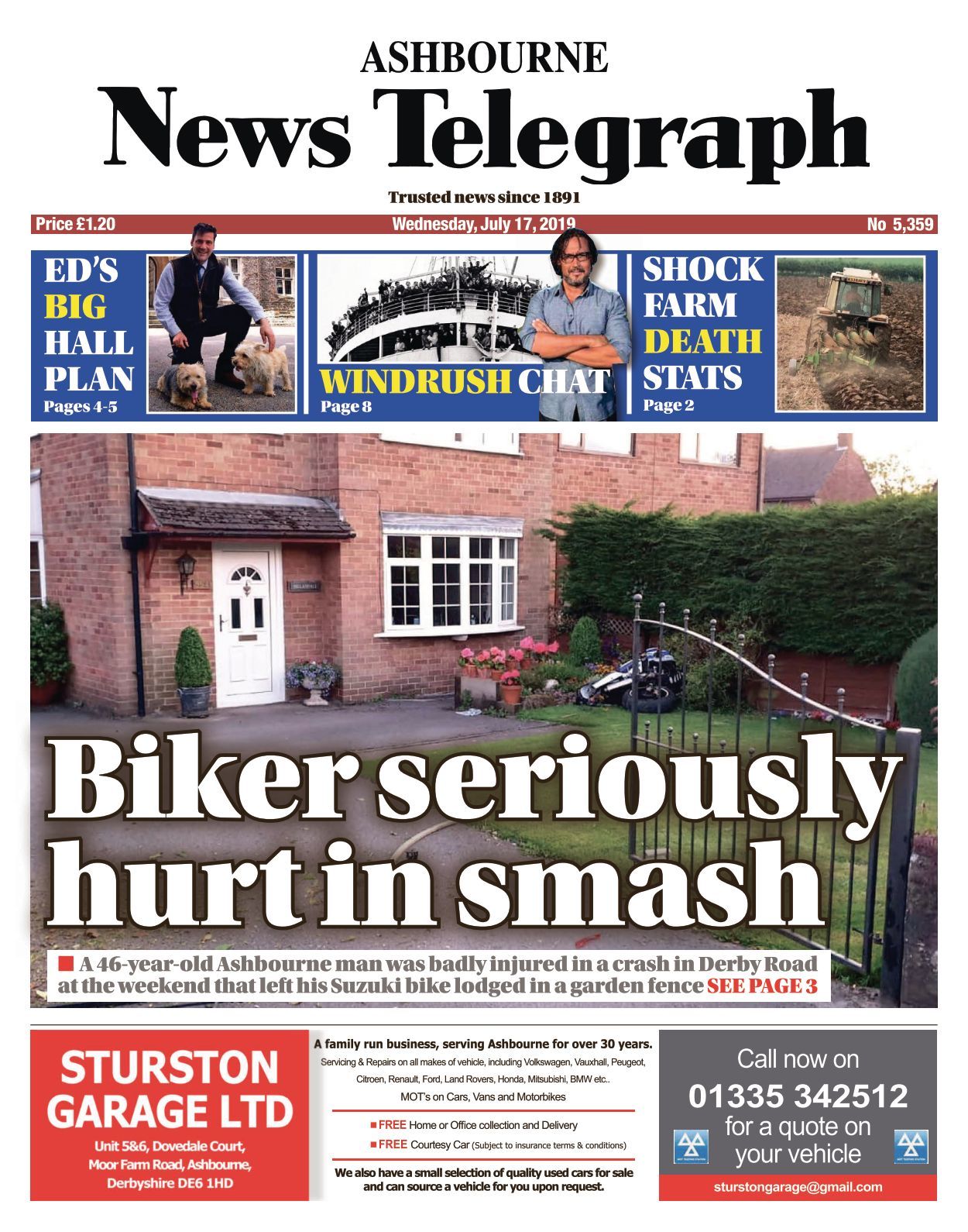 Ashbourne News Telegraph - 2019-07-17