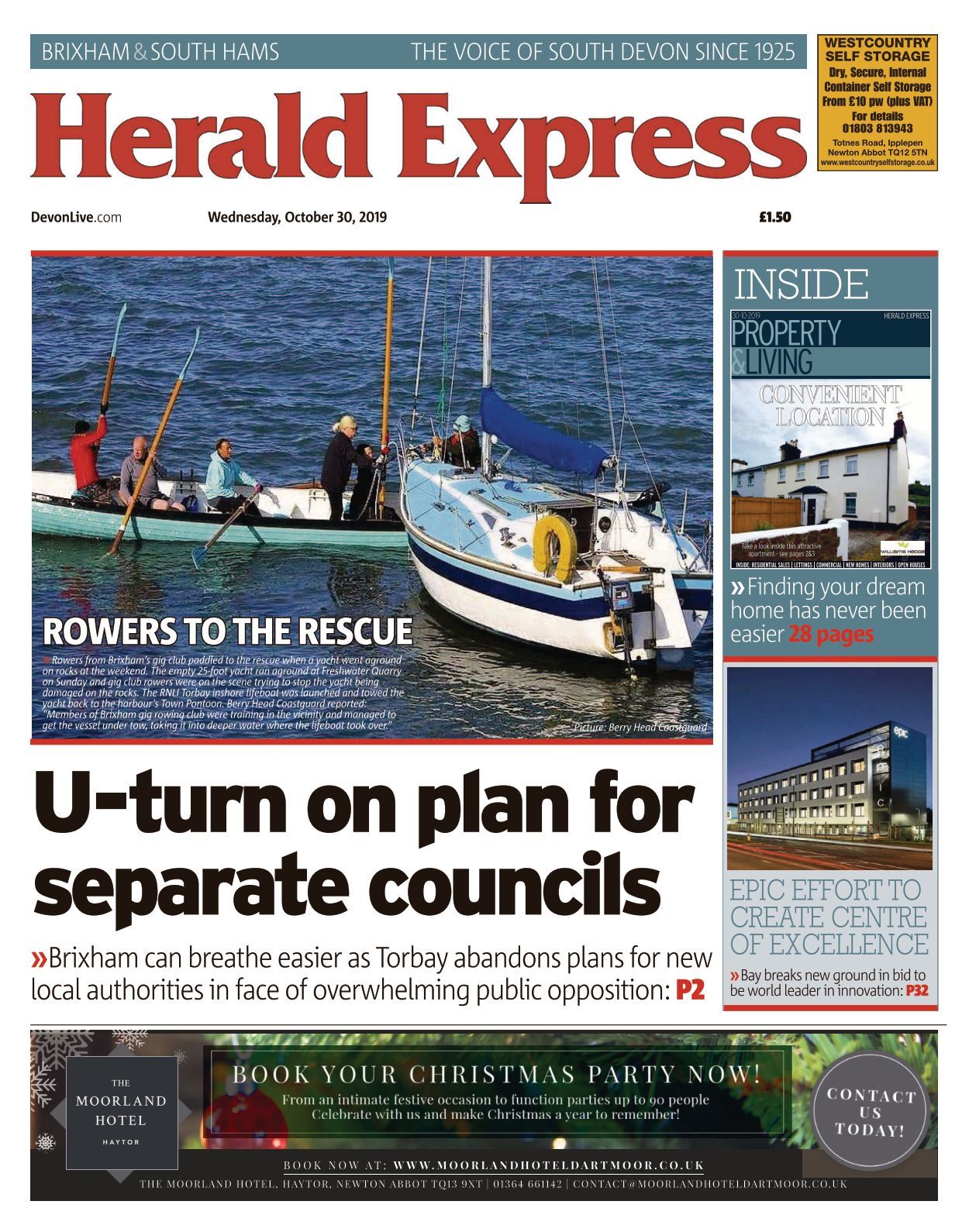 Herald Express Brixham - 2019-10-30