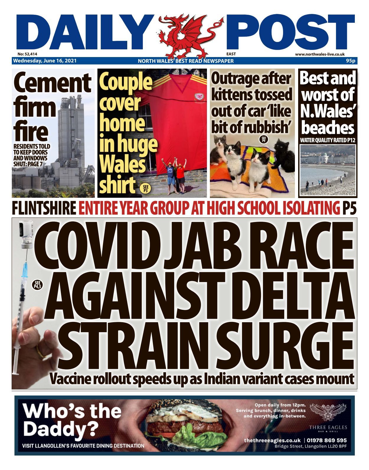 Daily Post Wales East 2021 06 16