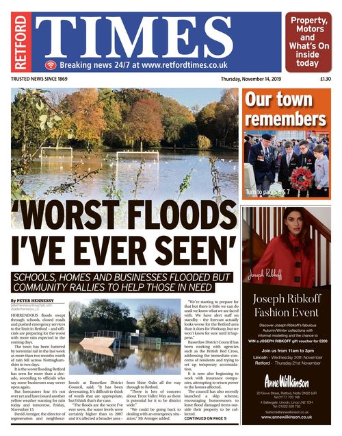 Retford Times - 2019-11-14
