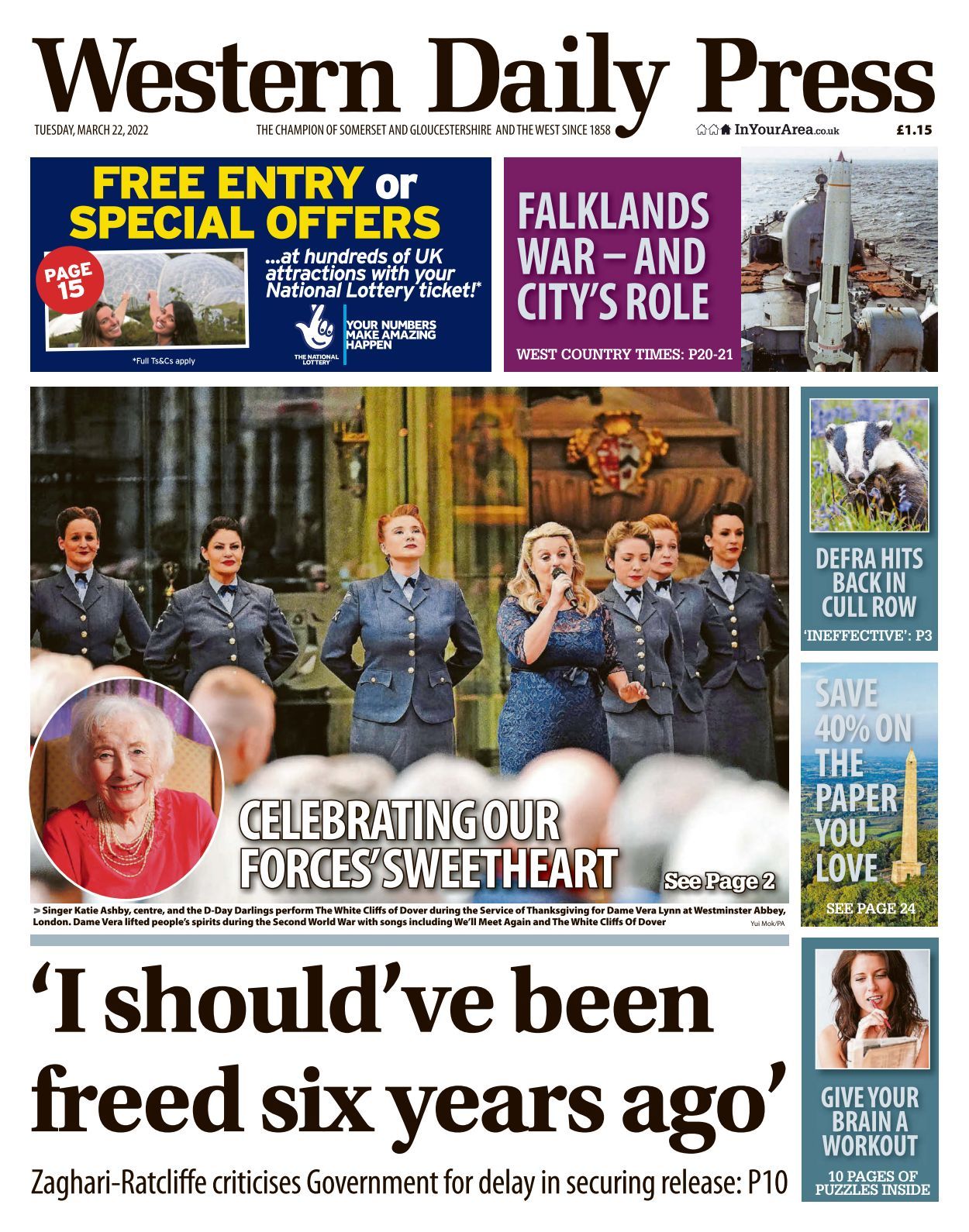 Western Daily Press - 2022-03-22
