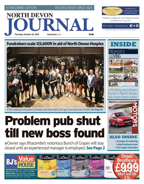 North Devon Journal Ilfracombe - 2019-10-24