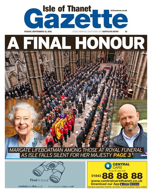 The Isle of Thanet Gazette is published on Fridays and is packed full ...
