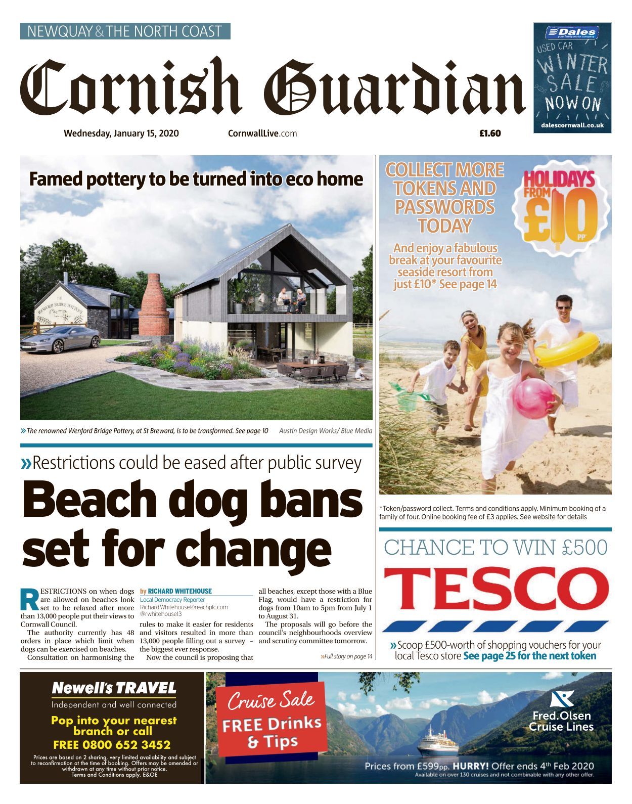 Cornish Guardian Newquay - 2020-01-15