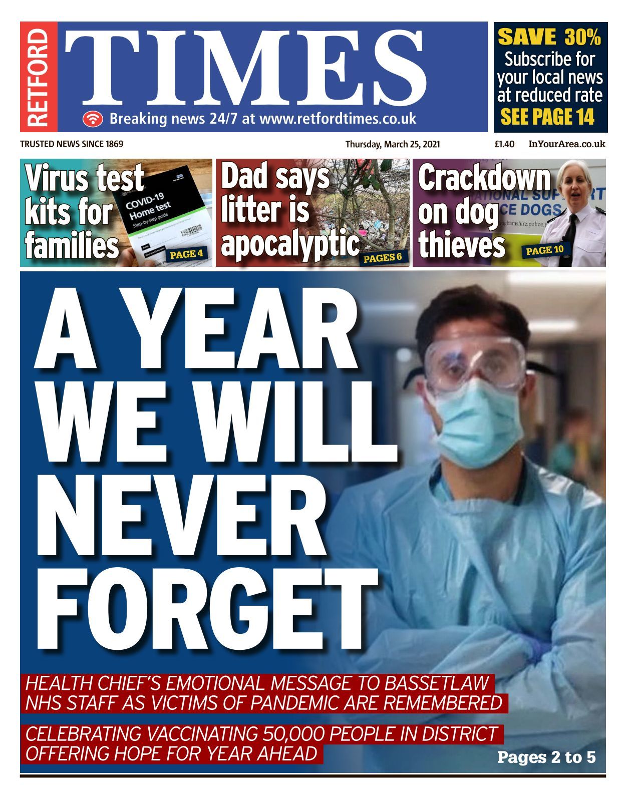 Retford Times - 2021-03-25