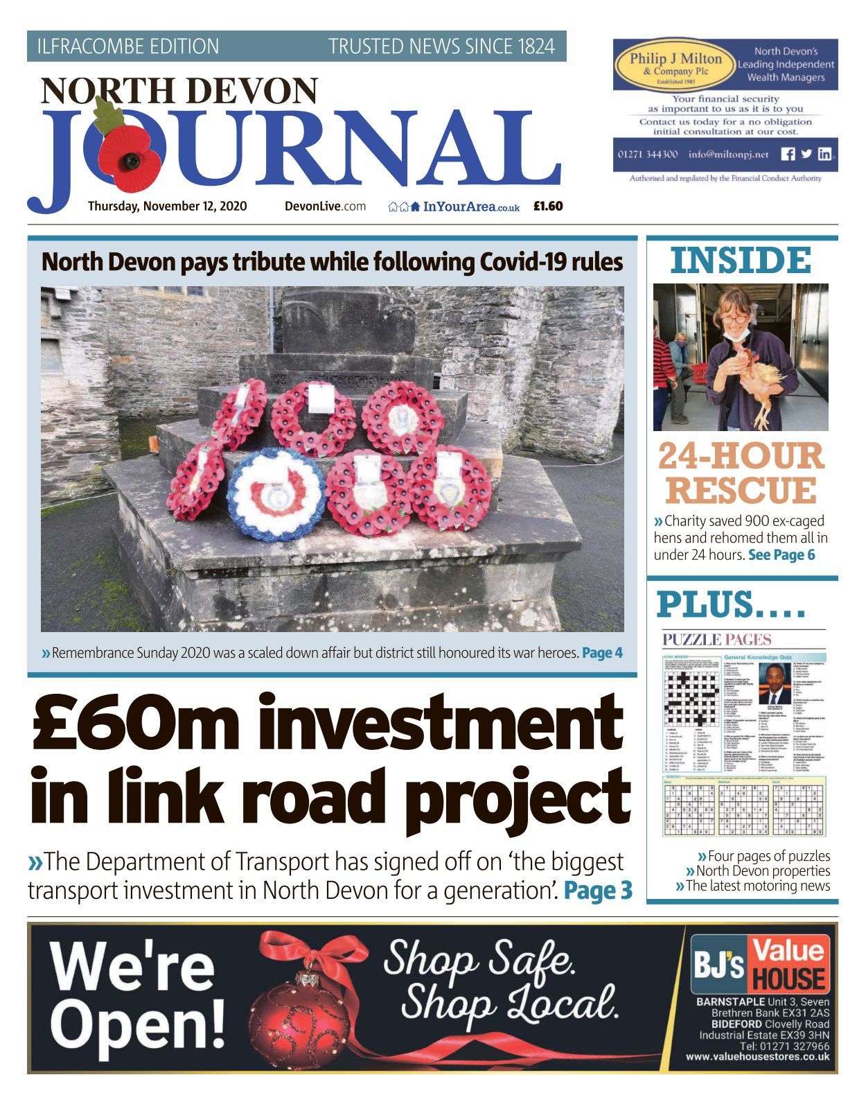 North Devon Journal Ilfracombe - 2020-11-12