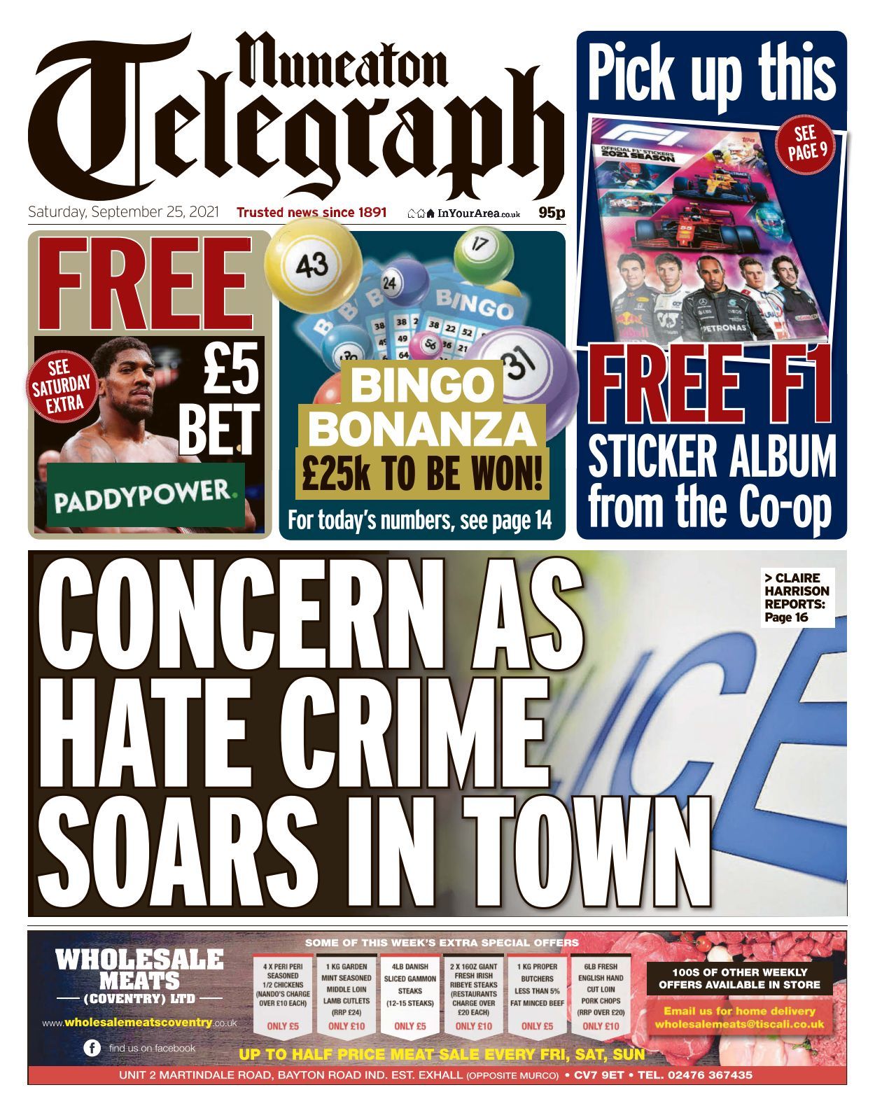 Nuneaton Telegraph - 2021-09-25