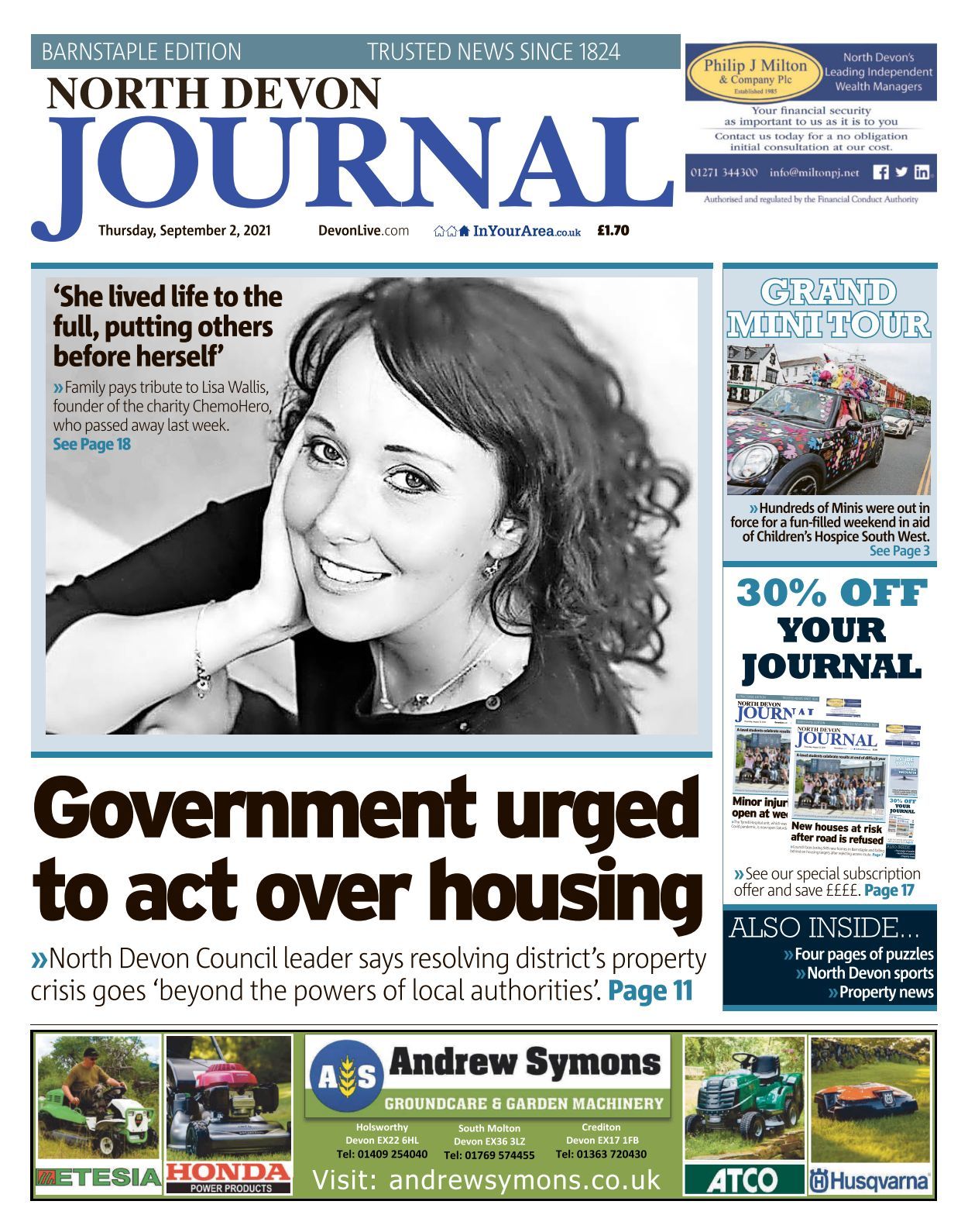 North Devon Journal Barnstaple - 2021-09-02