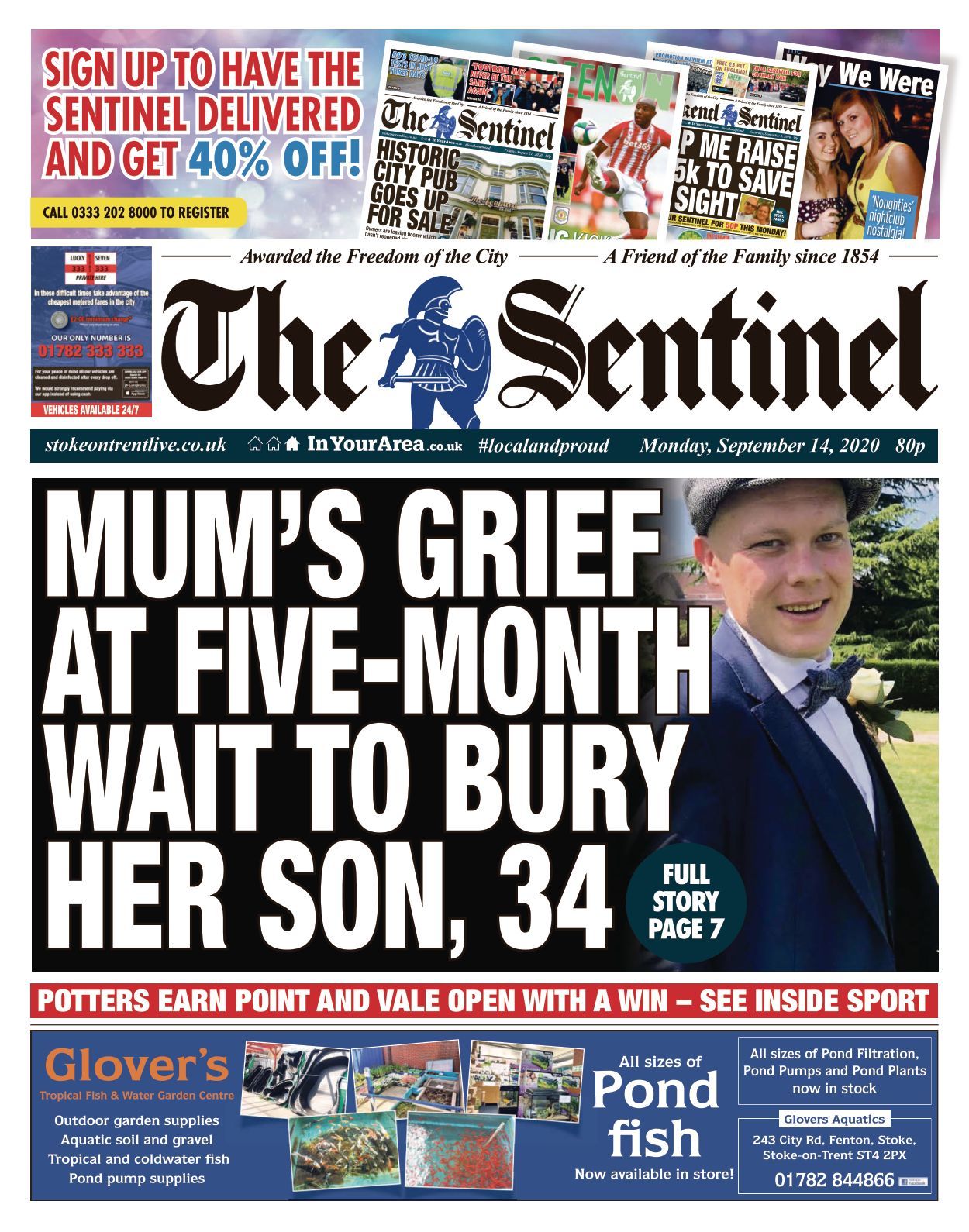 Stoke Sentinel - 2020-09-14