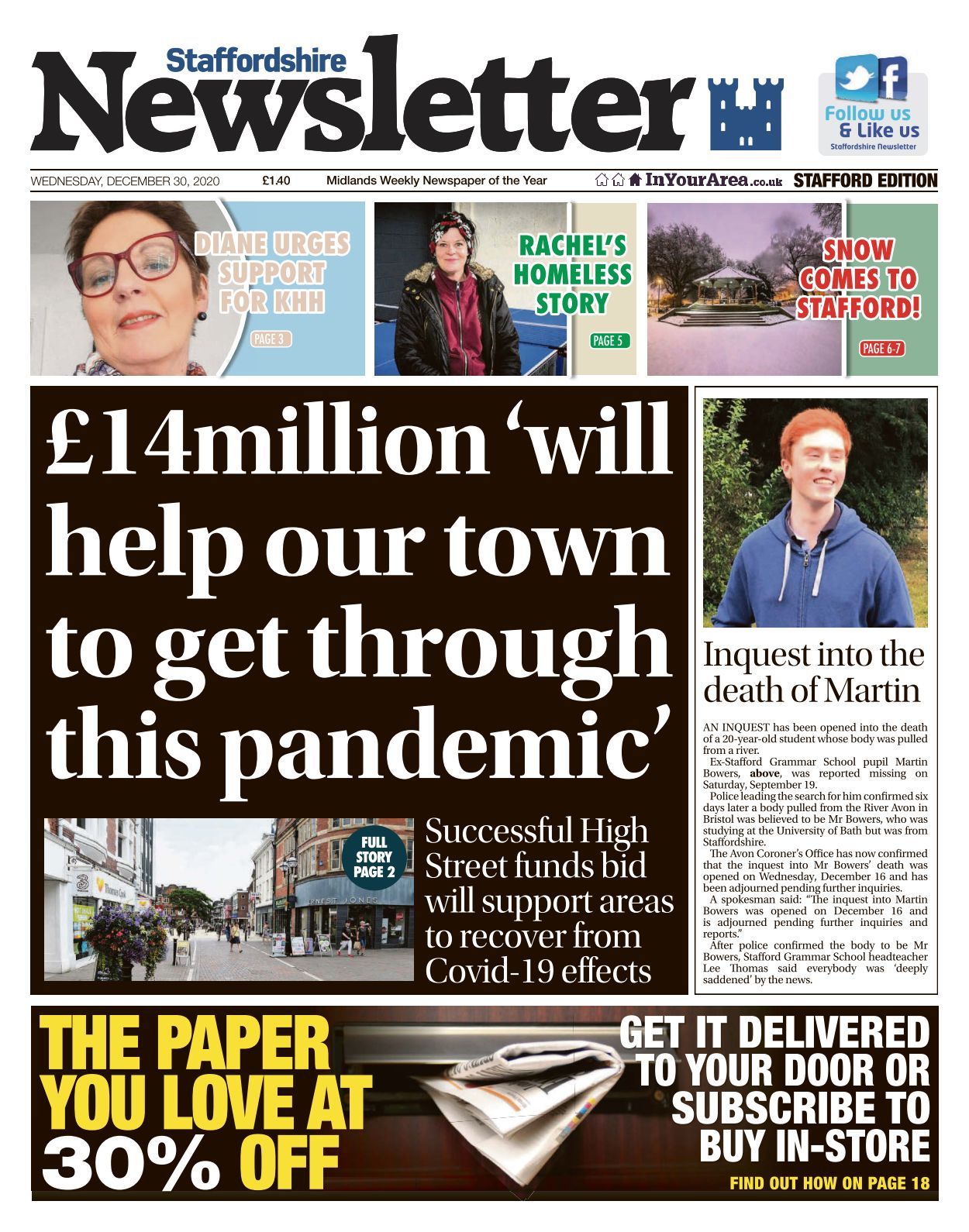 Staffordshire Newsletter - 2020-12-30